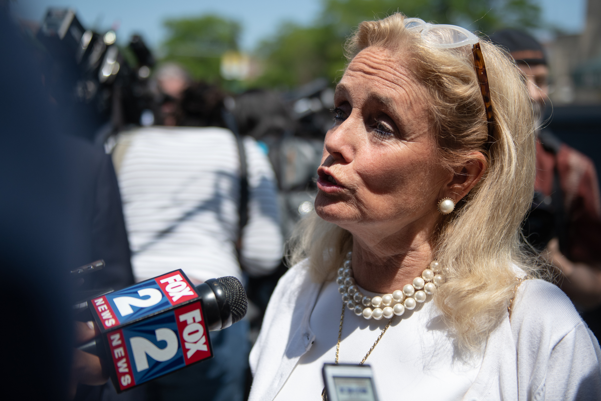 Former Vice President Joe Biden greets Detroiters at Coney Island after ...