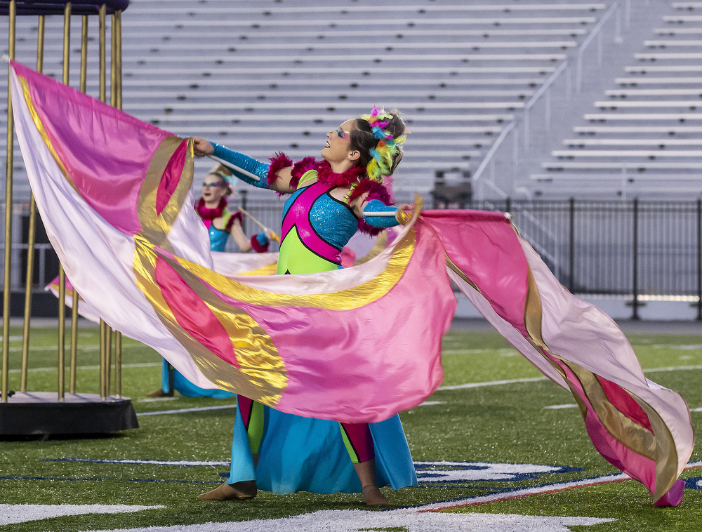 Carlisle and Camp Hill Marching Bands compete in the Cavalcade of Bands ...