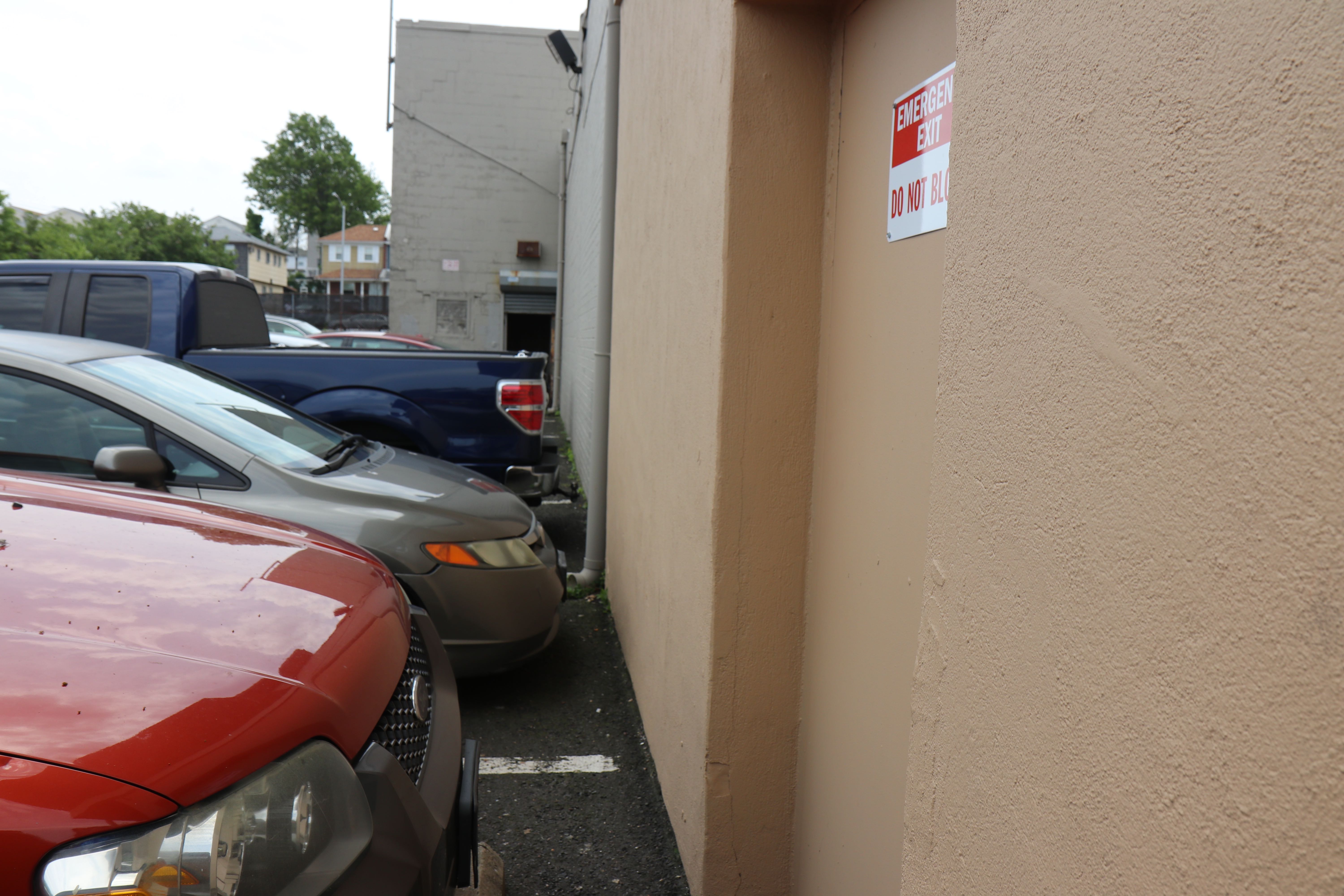 Parking spot in front of movie theater emergency exit a cause for ...