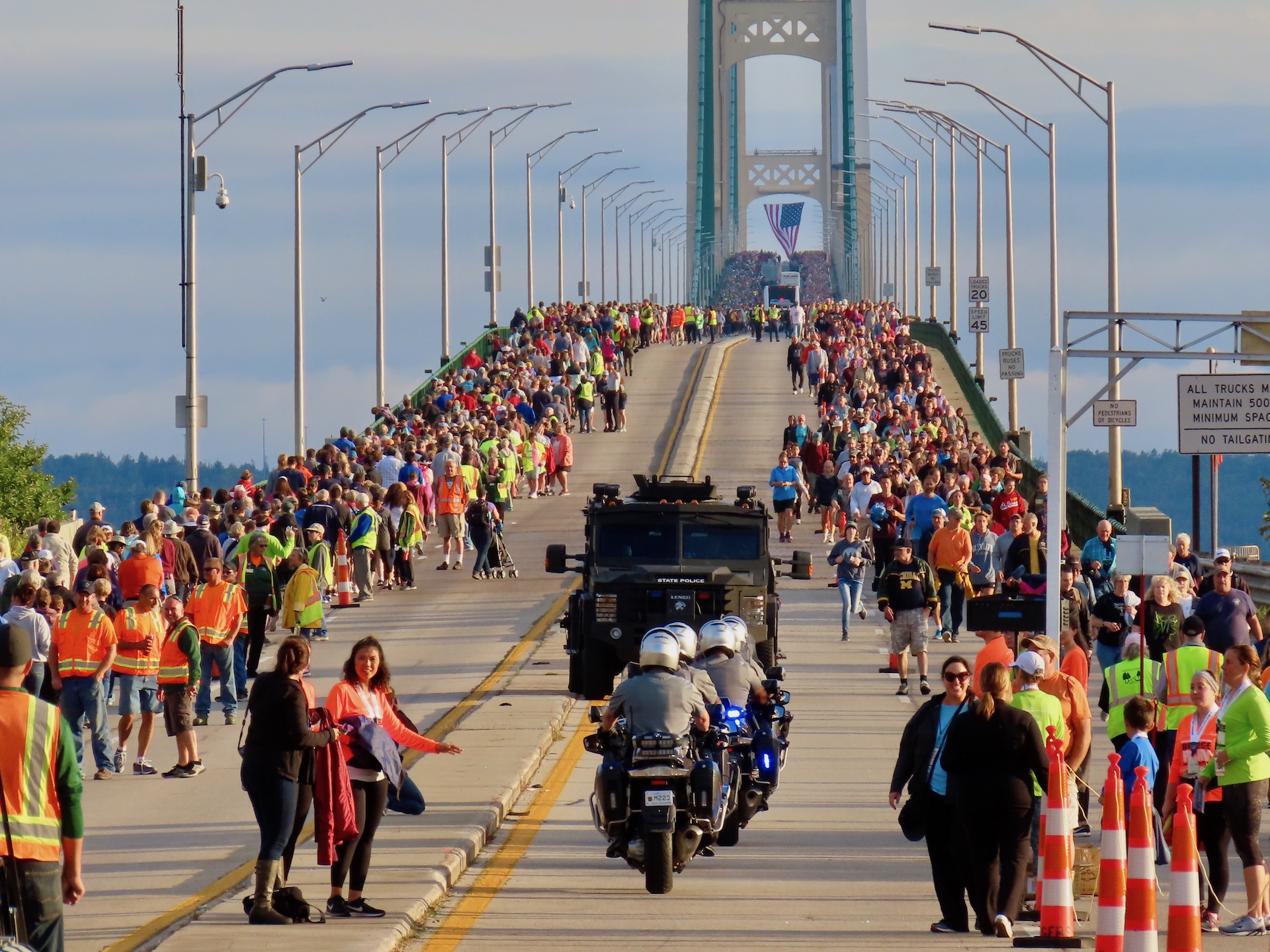 Thousands walk across Mackinac Bridge for Labor Day - mlive.com