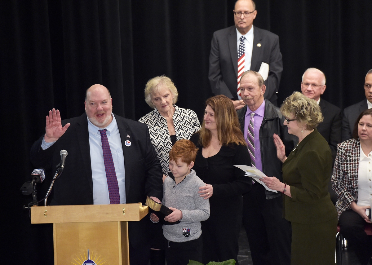Officials sworn in during Westfield Inauguration - masslive.com
