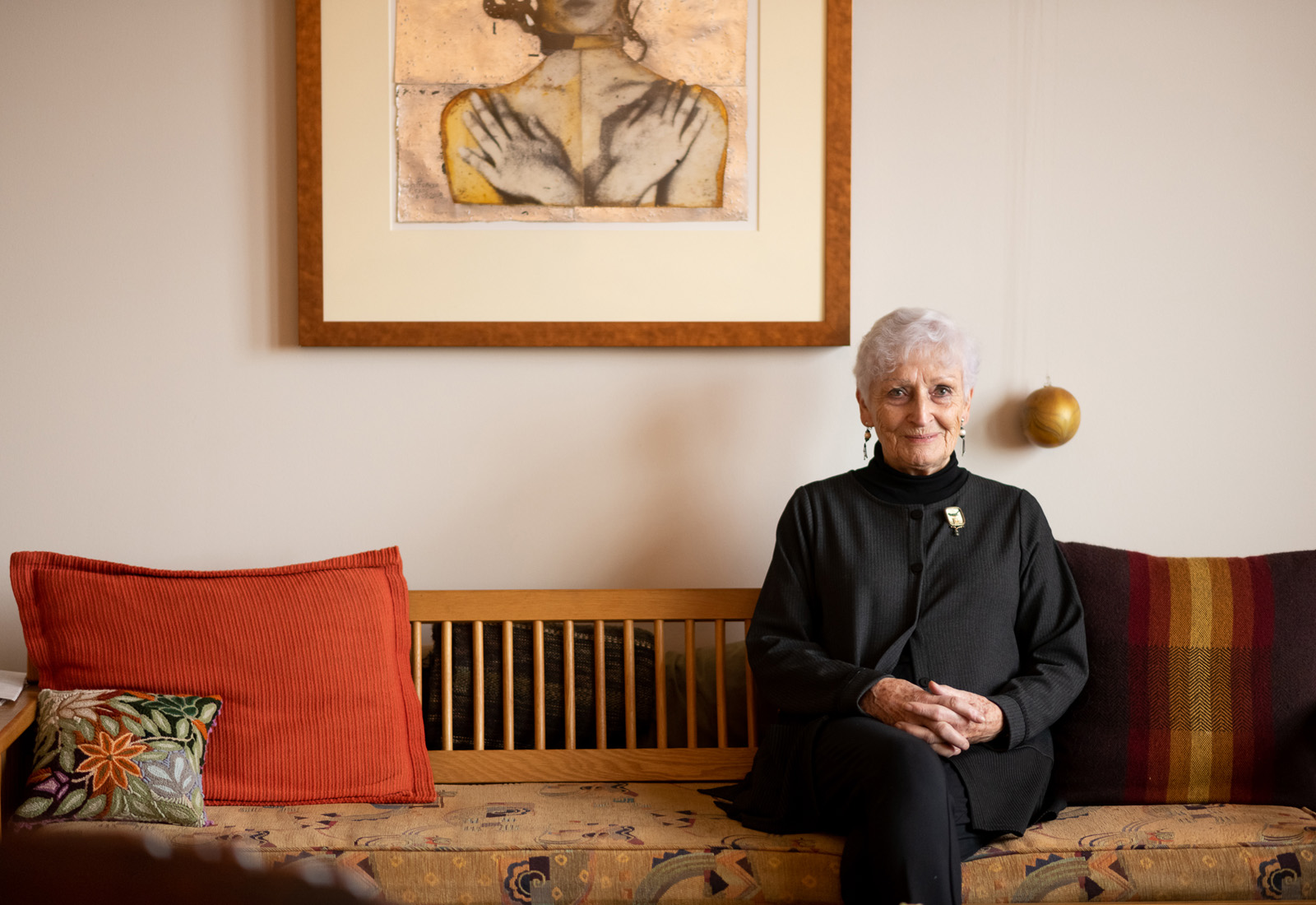 Ursula Korneitchouk has an eclectic art collection decorating her ...