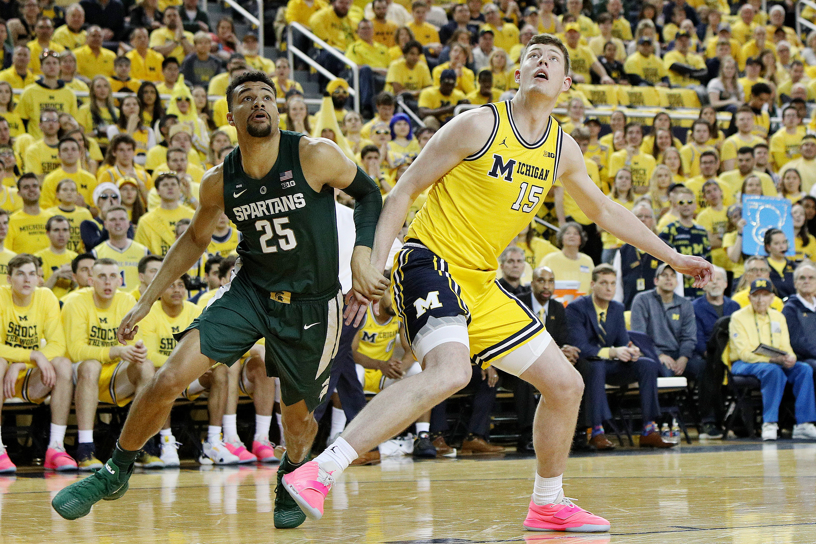 College basketball: Michigan vs. Michigan State - February 24, 2019 ...