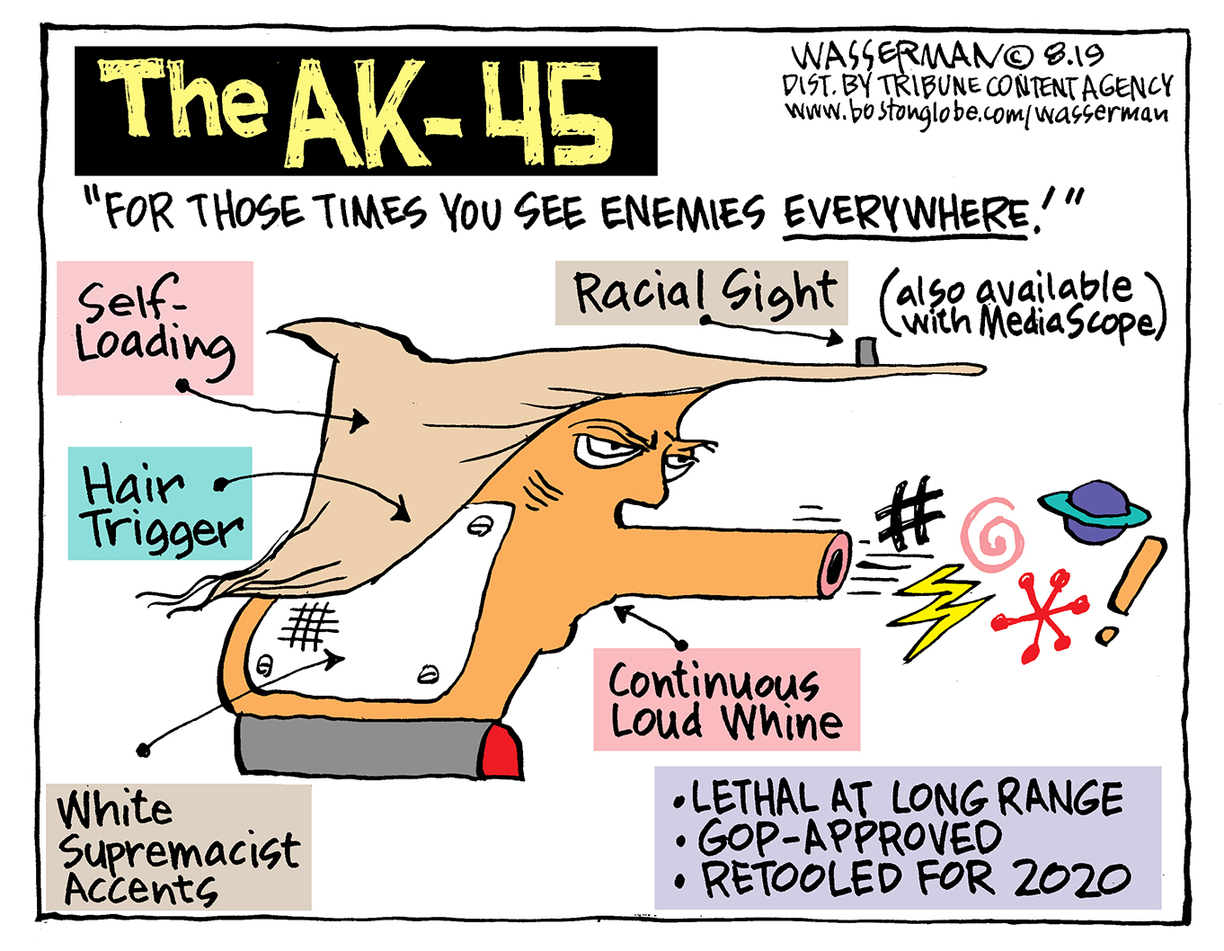 Editorial cartoons for Aug. 11, 2019 - syracuse.com