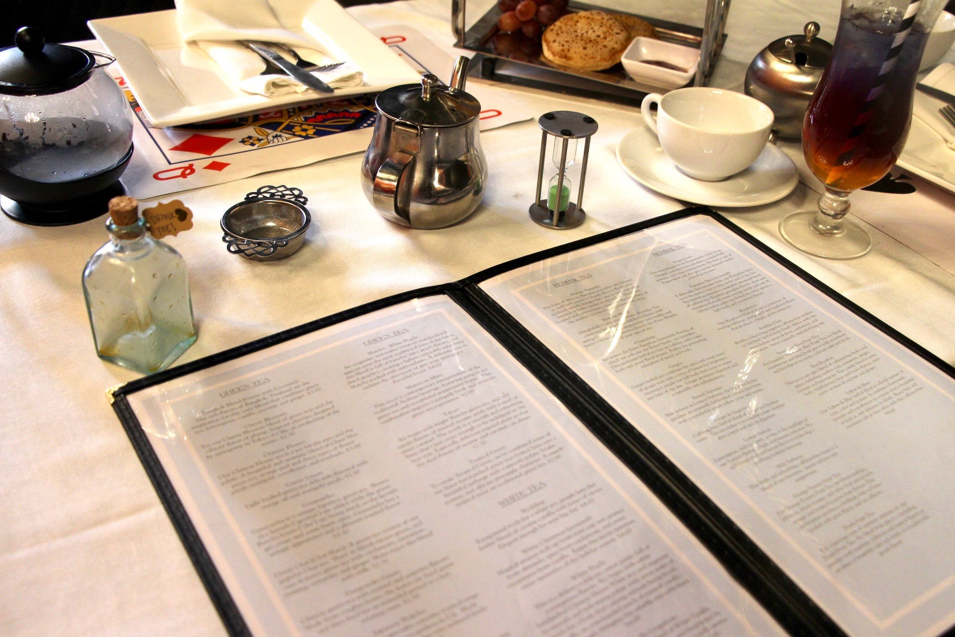 Take a look at the magic potions, 'Eat me' cookies and loose-leaf teas ...