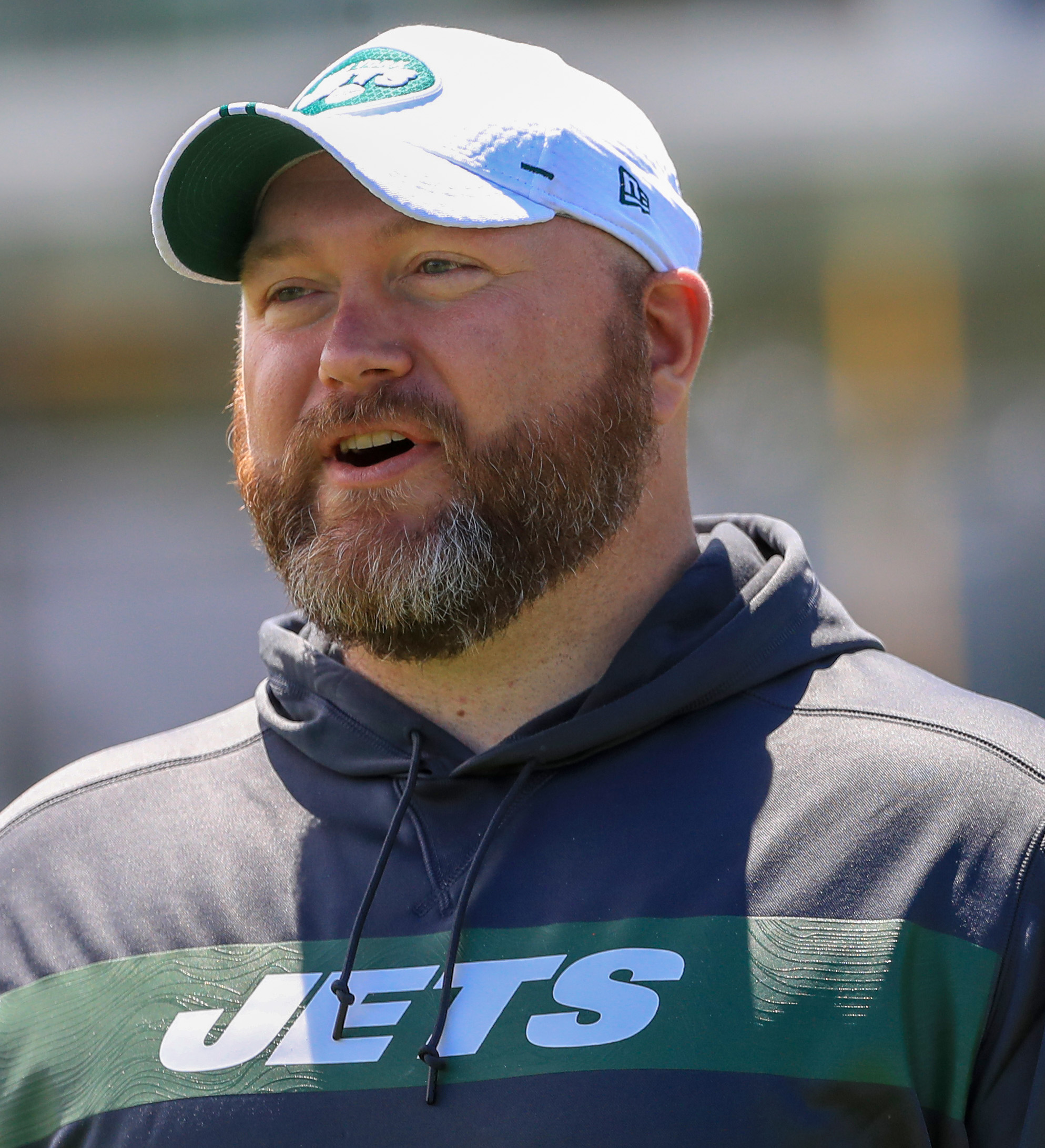 New York Jets general manager Joe Douglas at OTA practice session - nj.com