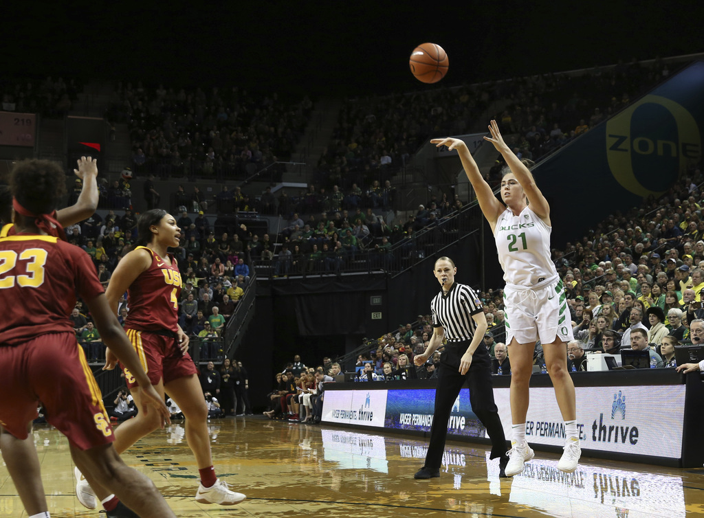 No. 12 Oregon Ducks top USC in women's basketball - oregonlive.com