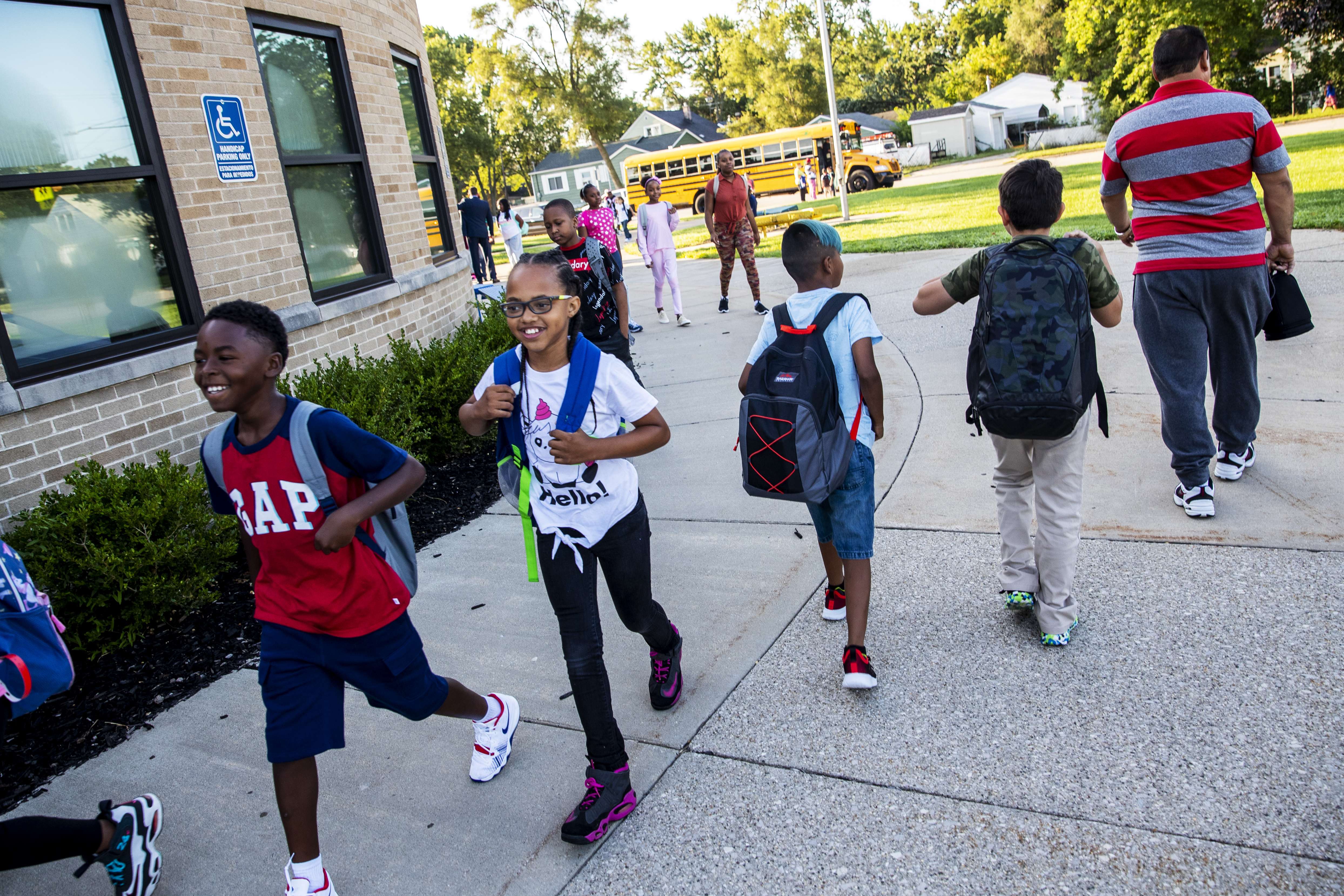 First day of school for North Godwin Elementary - mlive.com