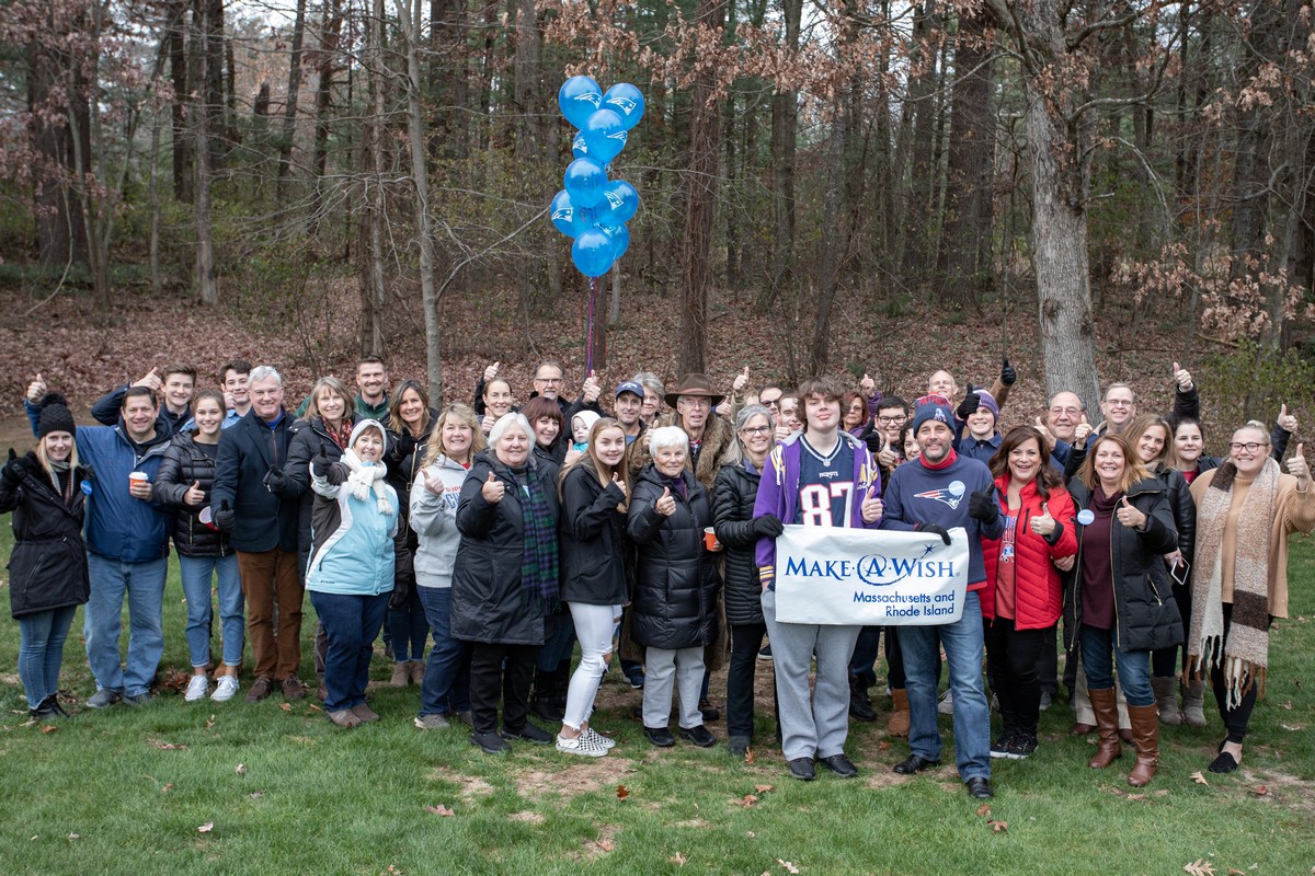 Wish Celebration Tailgate party for 18-year-old Harrison Larson of ...