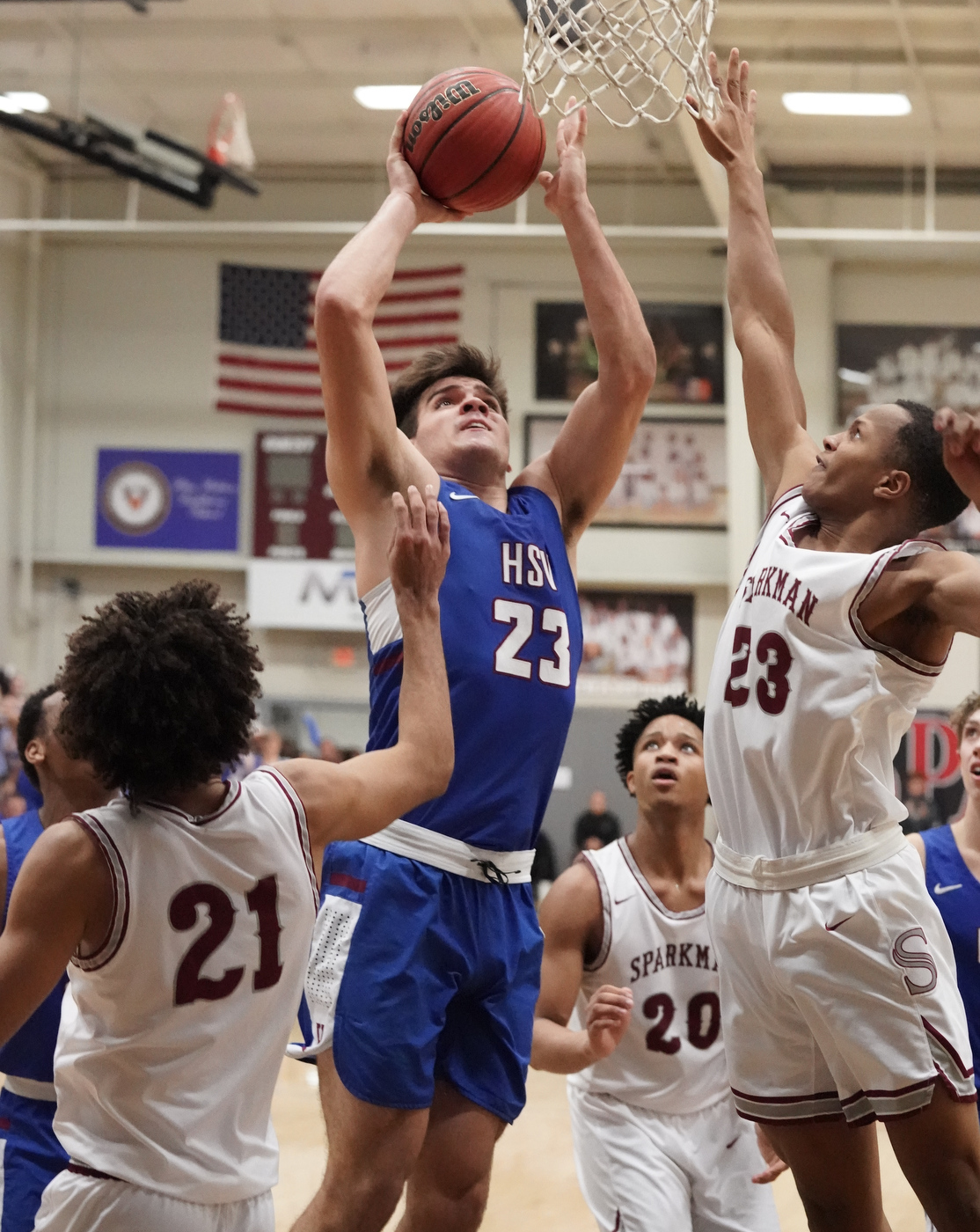 Huntsville vs. Sparkman 7A Area 7 boys basketball final 2.8.2020 - al.com