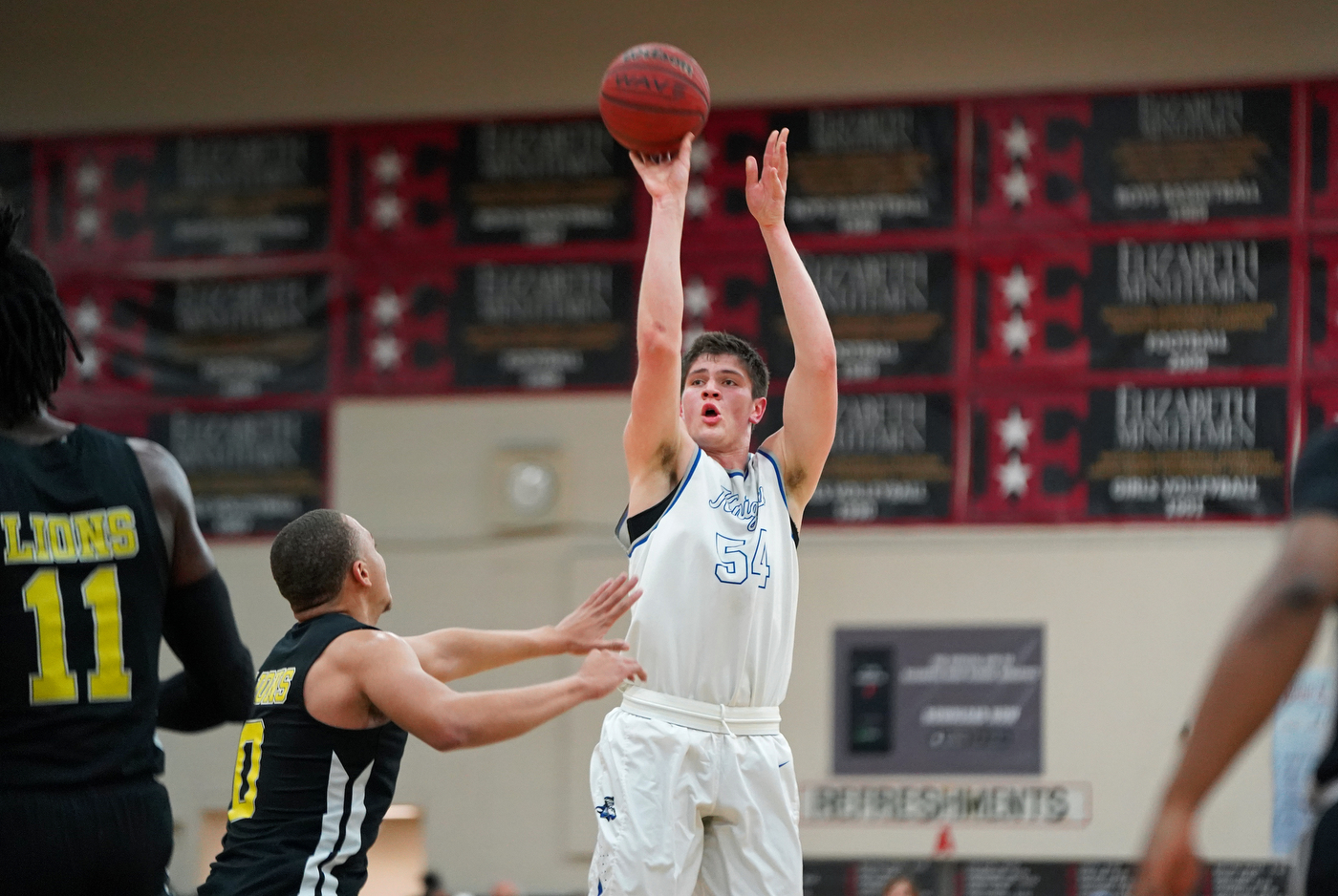 Roselle Catholic boys basketball plays Gill St. Bernard's in North ...