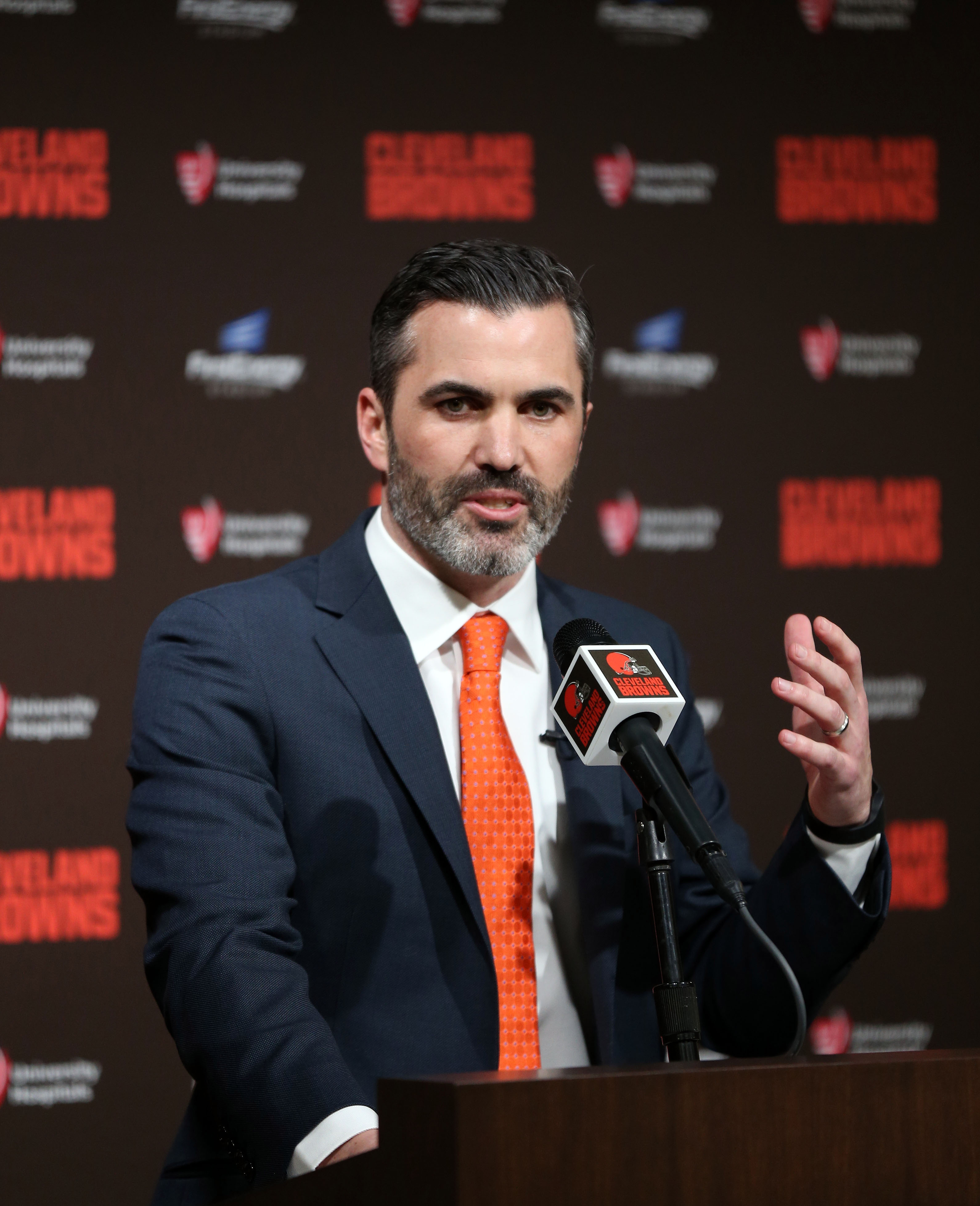 Cleveland Browns introduce new head coach Kevin Stefanski, January 14 ...