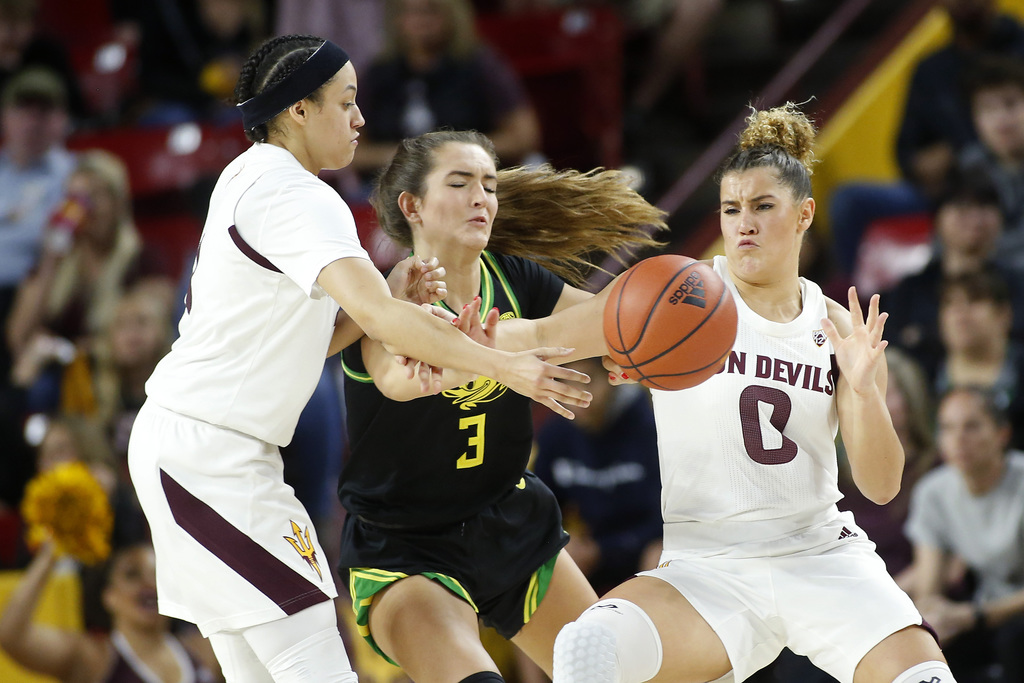 Arizona State upsets No. 2 Oregon Ducks women's basketball - oregonlive.com