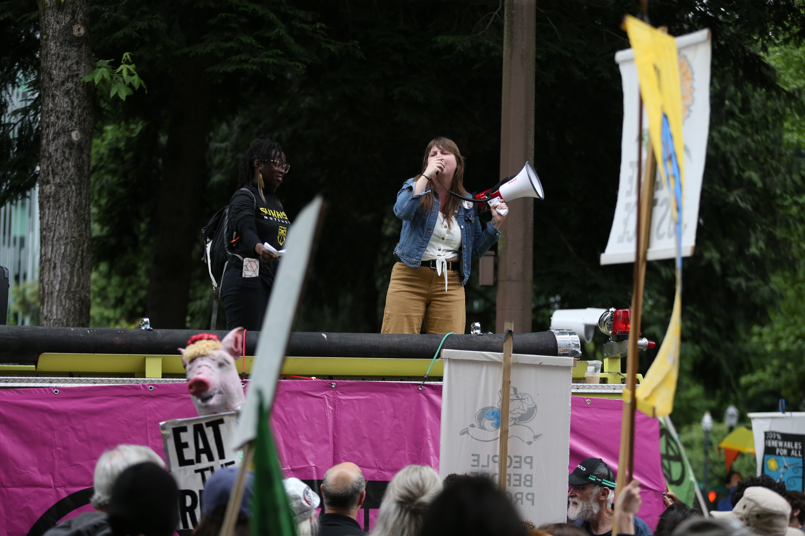 Climate Change Demonstration in Downtown Portland - oregonlive.com