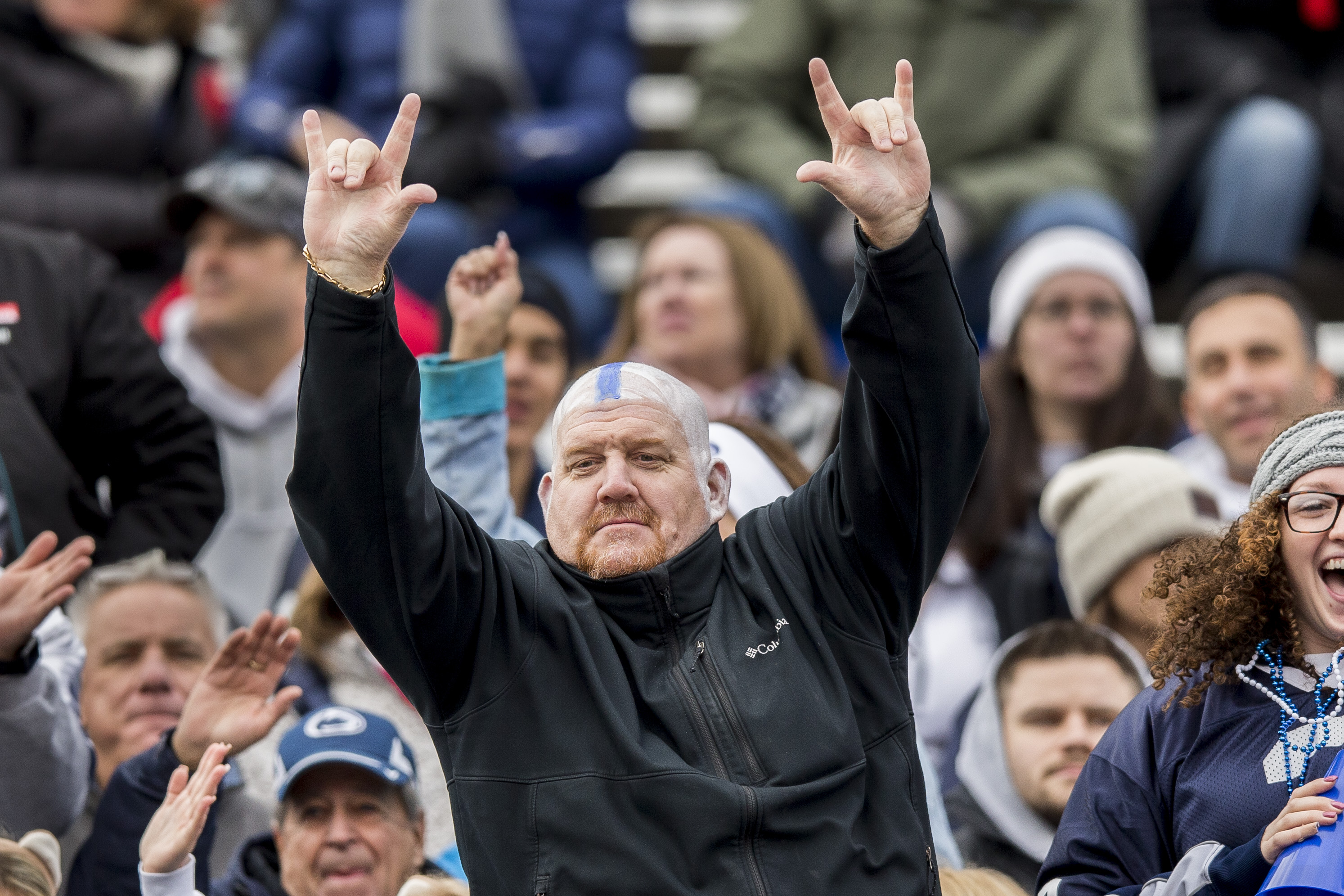 Penn State faces in the crowd; 2018's best fan shots - pennlive.com