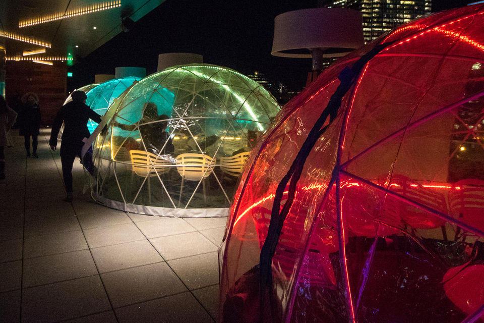 Sit in heated igloos at this rooftop Boston bar - masslive.com
