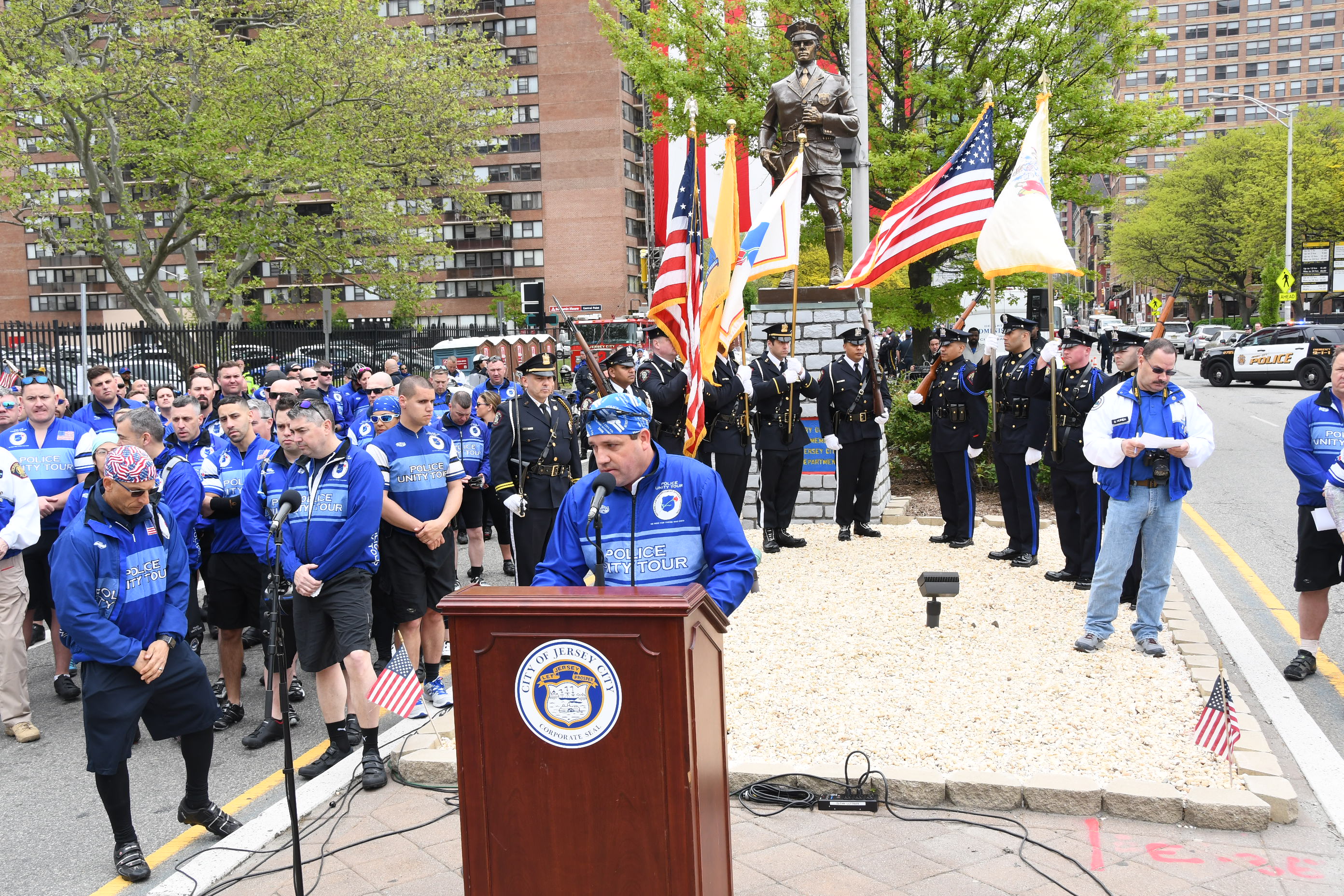 Jersey City cops kick off Police Unity Tour - nj.com