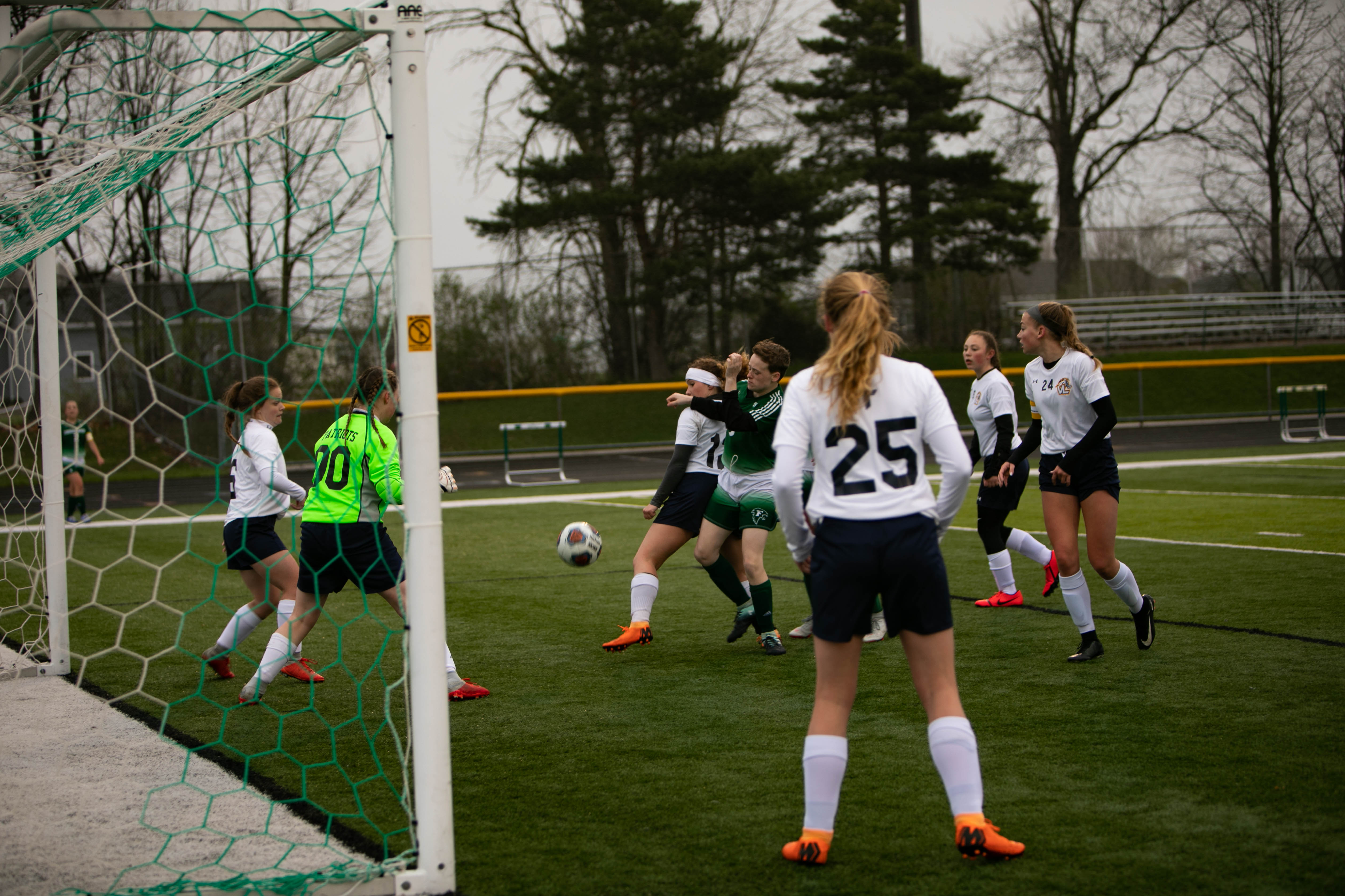 Freeland takes on Valley Lutheran girls soccer on the turf due to the ...