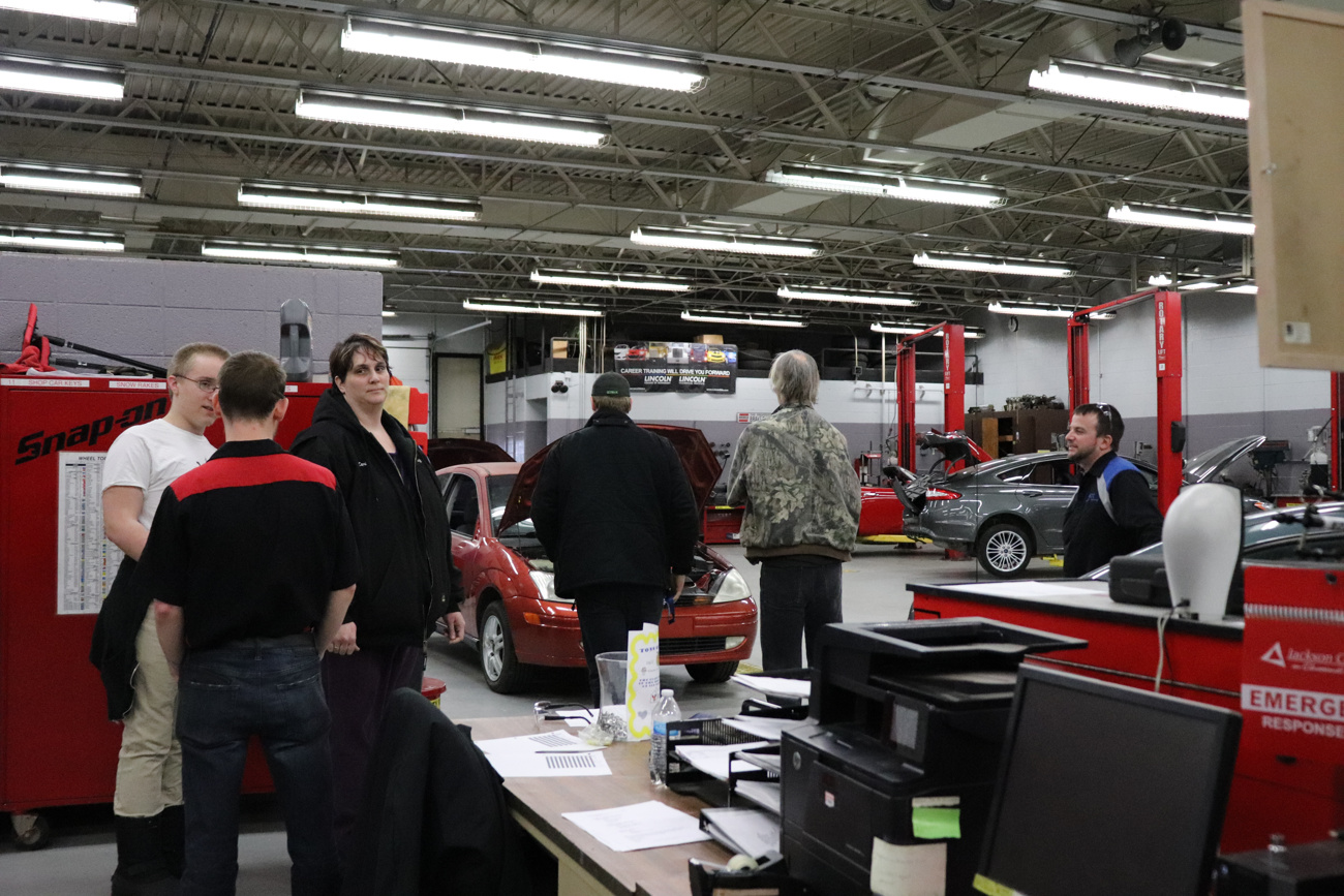 People tour Career Center during open house - mlive.com