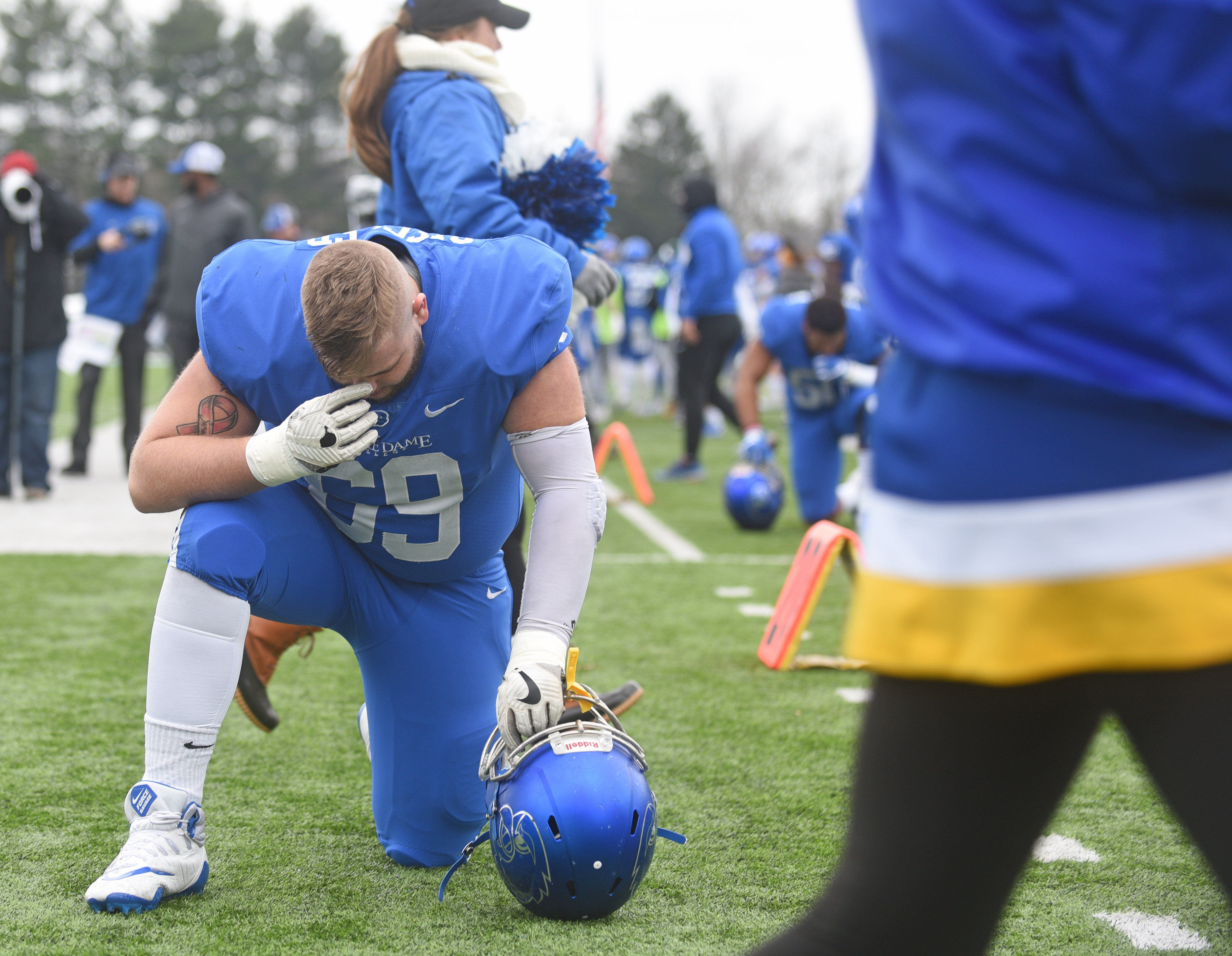 Notre Dame College 21, Slippery Rock 17, NCAA Div. II quarterfinal ...