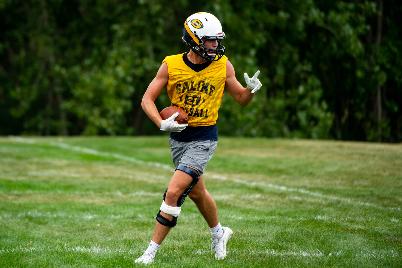 First day of football practice at Saline High School - mlive.com