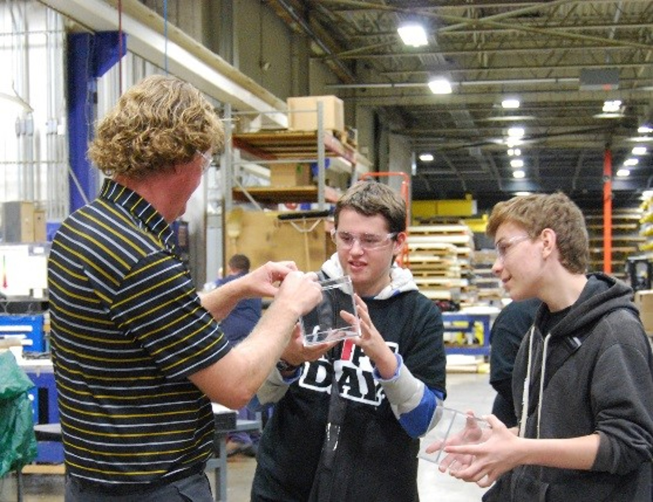 Students visit Alro Steel - mlive.com