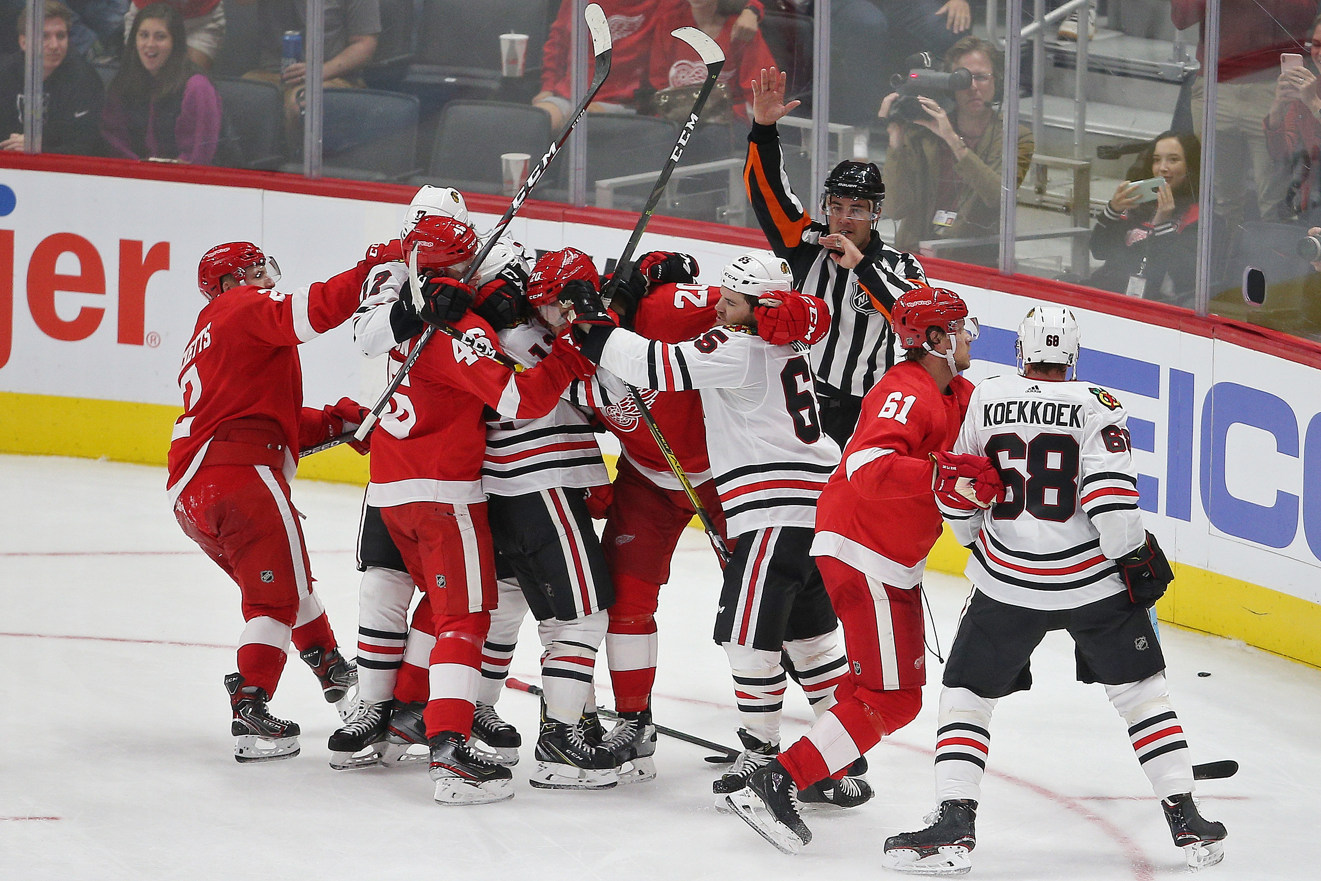 NHL Preseason: Detroit Red Wings vs. Chicago Blackhawks - September 17 ...