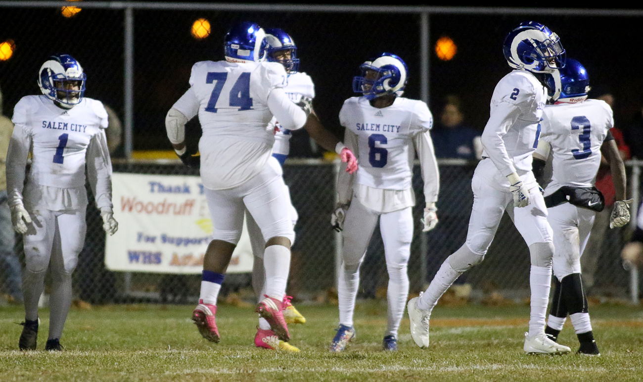 Salem vs. Woodstown football, Central Jersey Group 1 semifinal, Nov. 15 ...