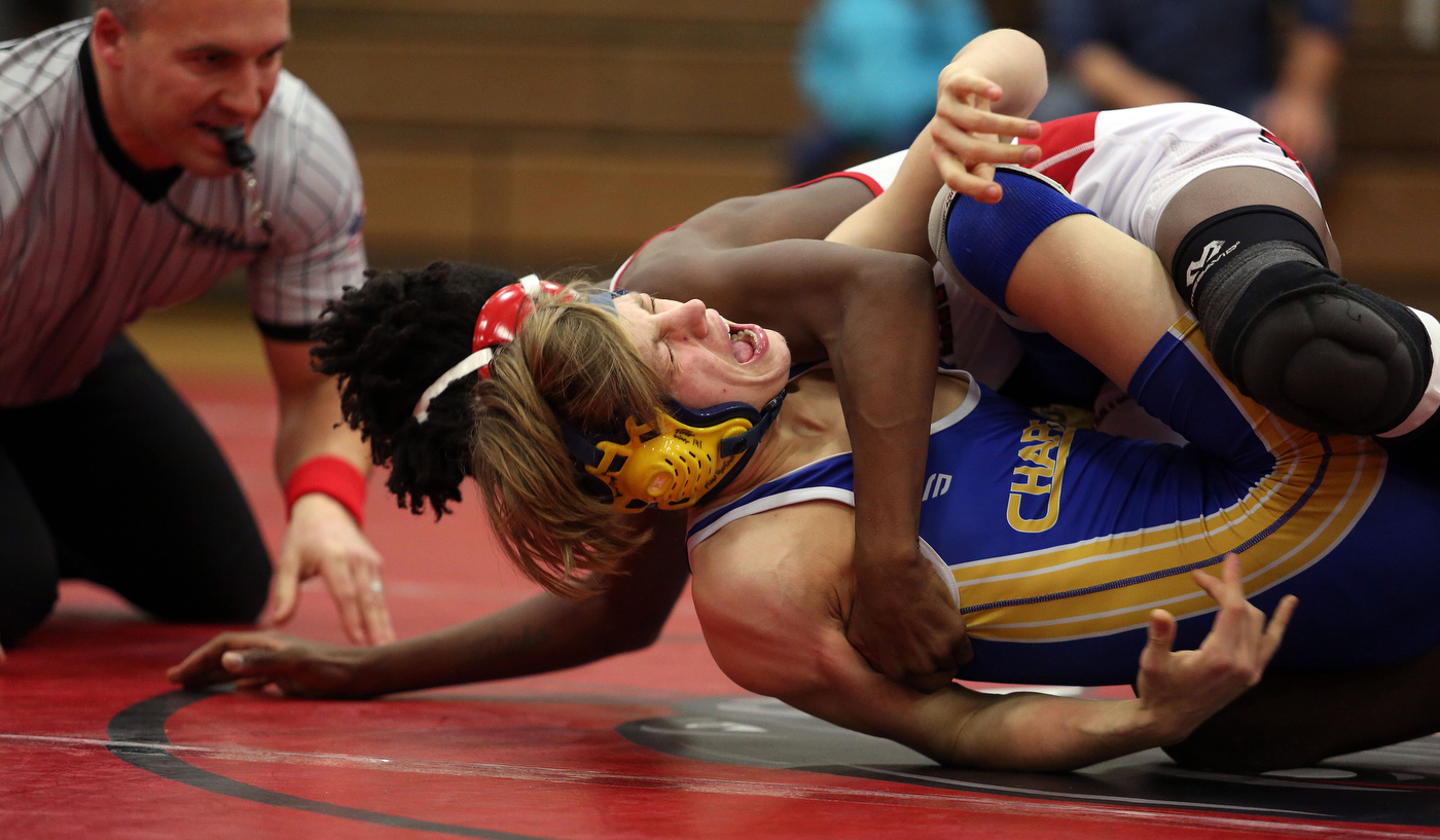 Wrestling: Spotswood at Palmyra in CJ G1 quarterfinal. February 10 ...