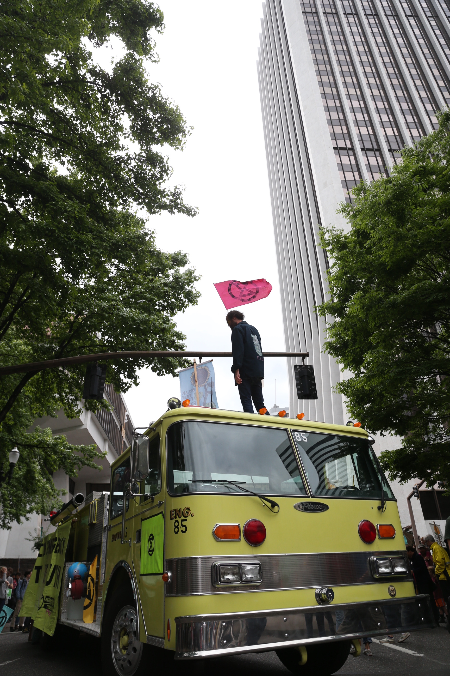 Climate Change Demonstration in Downtown Portland - oregonlive.com