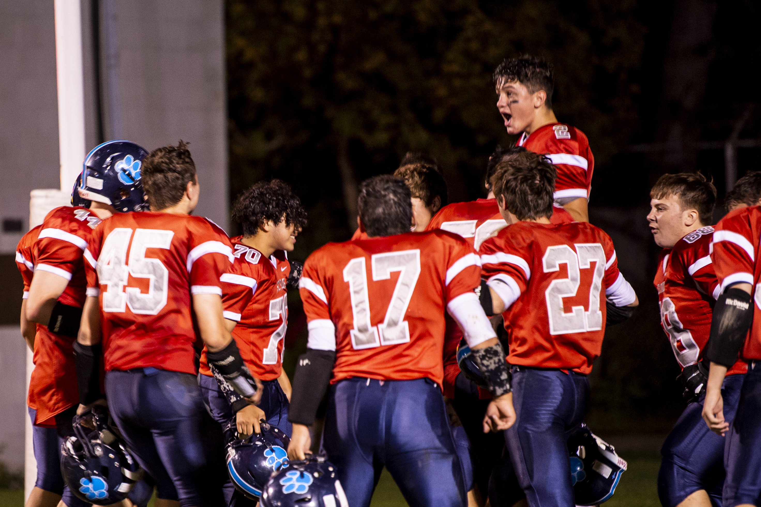 All Saints host International Academy of Flint in eight-player football ...