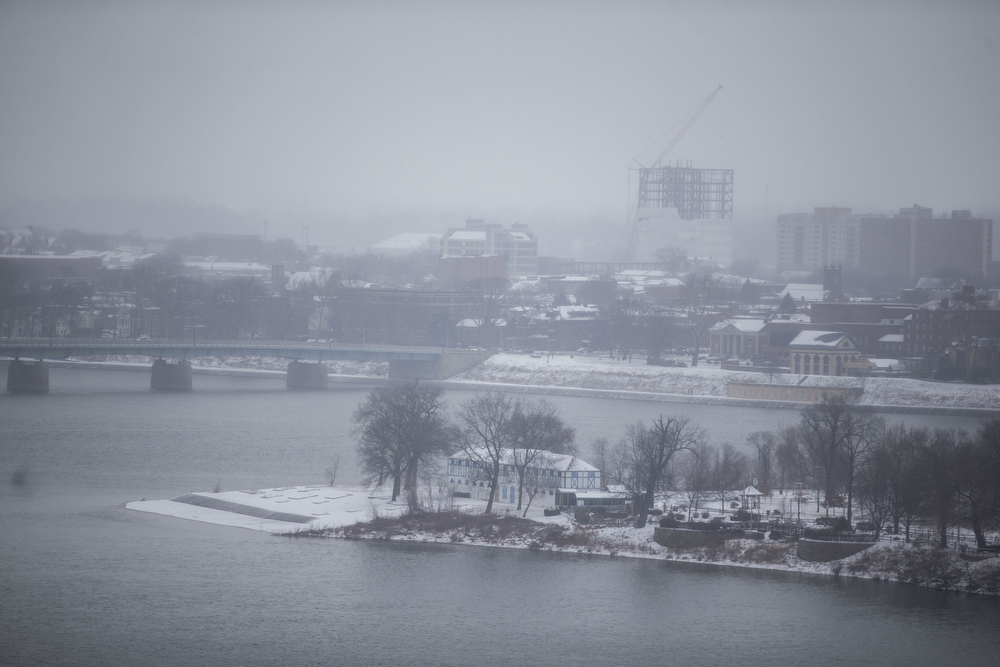 Snow dusted the Capitol region in Harrisburg Saturday - pennlive.com