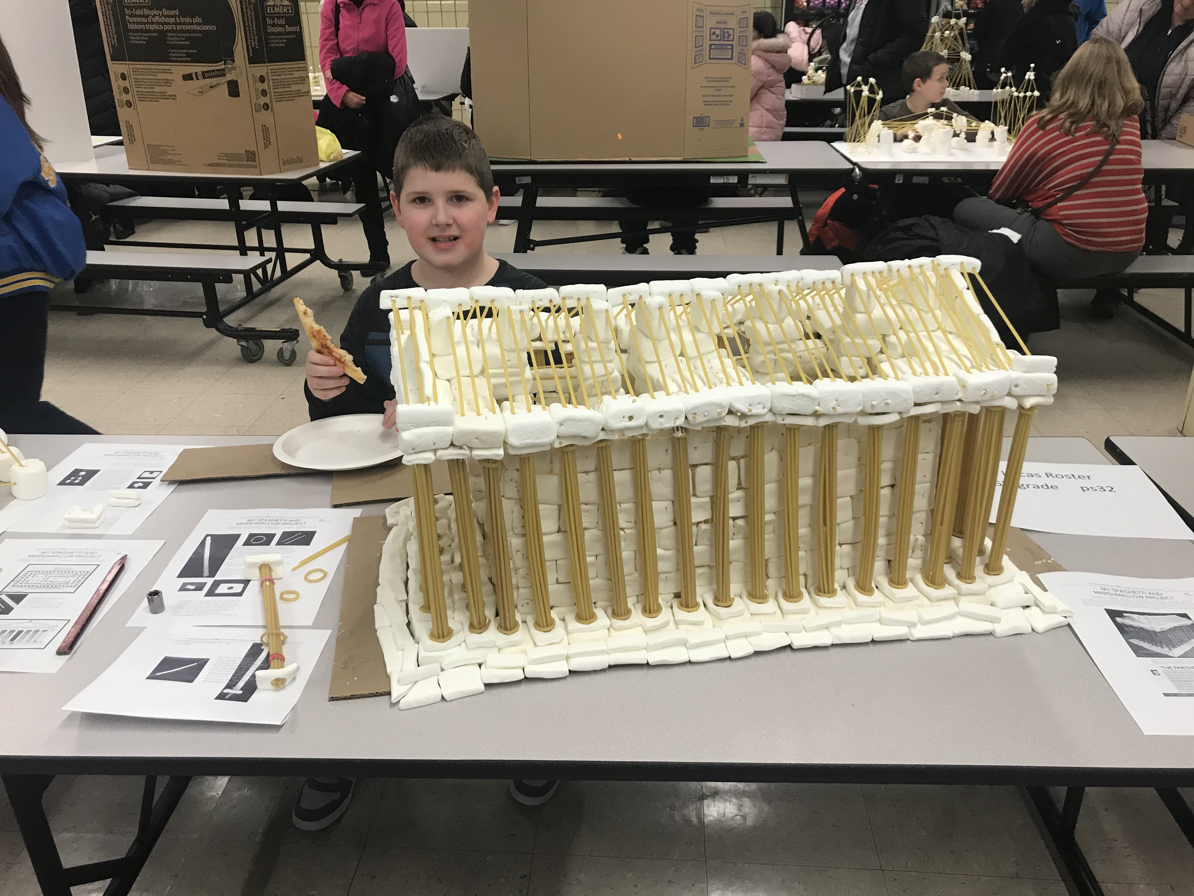 More than 160 students compete in Spaghetti and Marshmallow Building ...